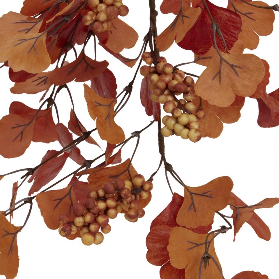 Large Autumn Spray with Berries (Single Stem Flower) - Plastic - Height ...