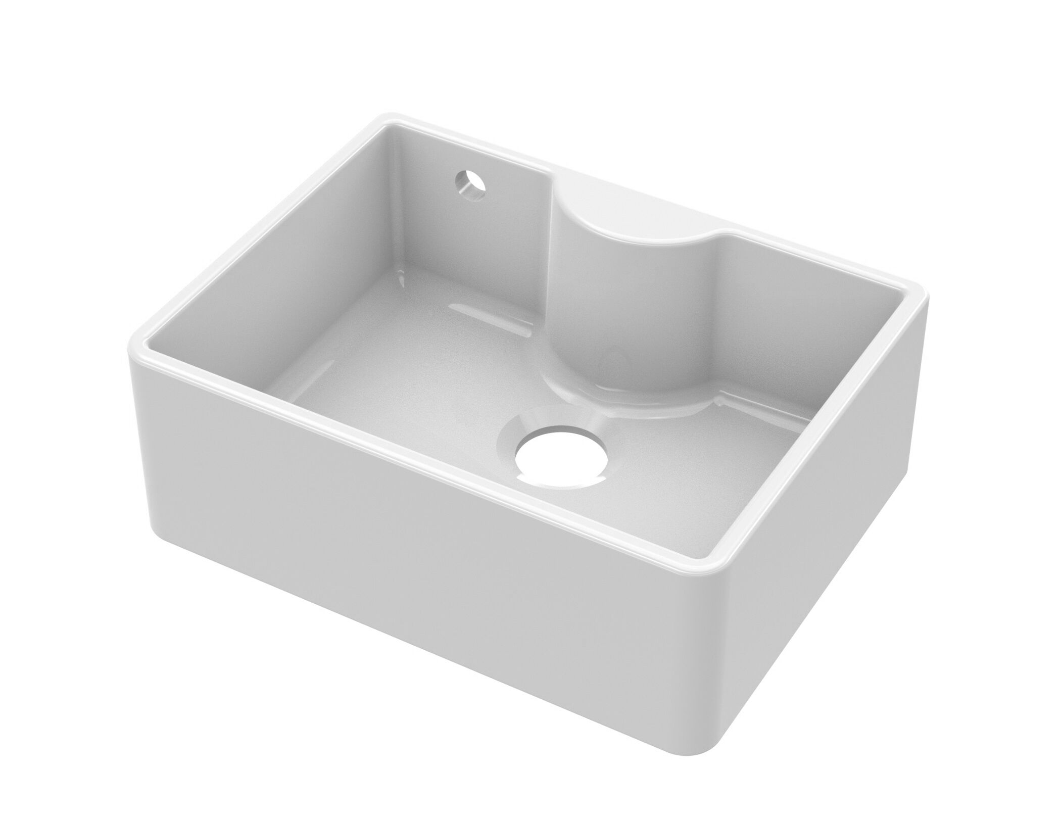Balterley Single Bowl Butler Kitchen Sink - with Tap Ledge, Overflow ...