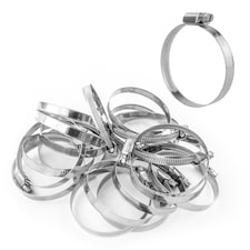 KCT Universal 50-70mm Stanless Steel Clips for Hose Pipe - 20 Pack ...