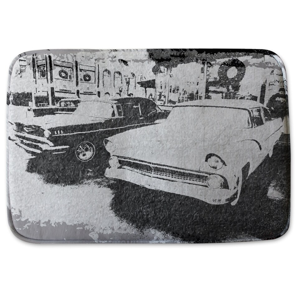 Cool cars satin silver (Bathmat) - Tesco Groceries