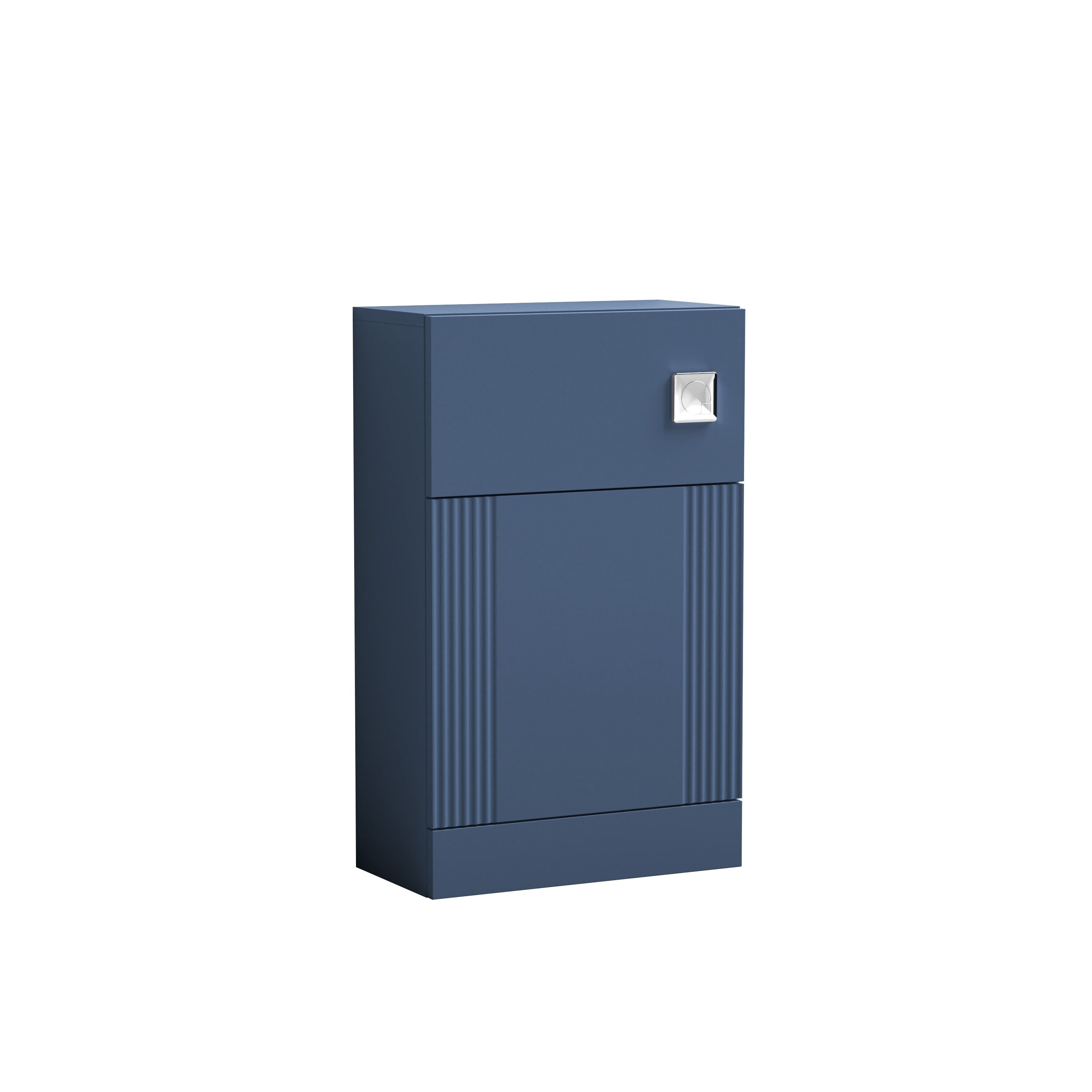 Retro Floor Standing Bathroom WC Toilet Unit - 500mm - Satin Blue ...