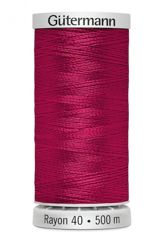 Gutermann No 40 Sulky Rayon Embroidery Thread Pink for Embroidery ...