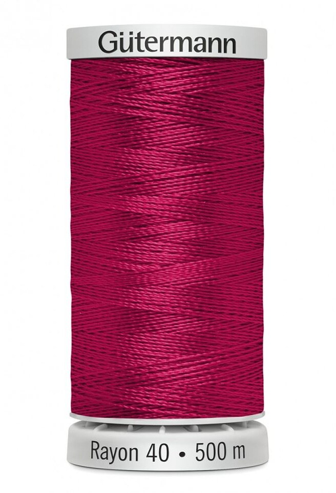 Gutermann No 40 Sulky Rayon Embroidery Thread Pink for Embroidery ...