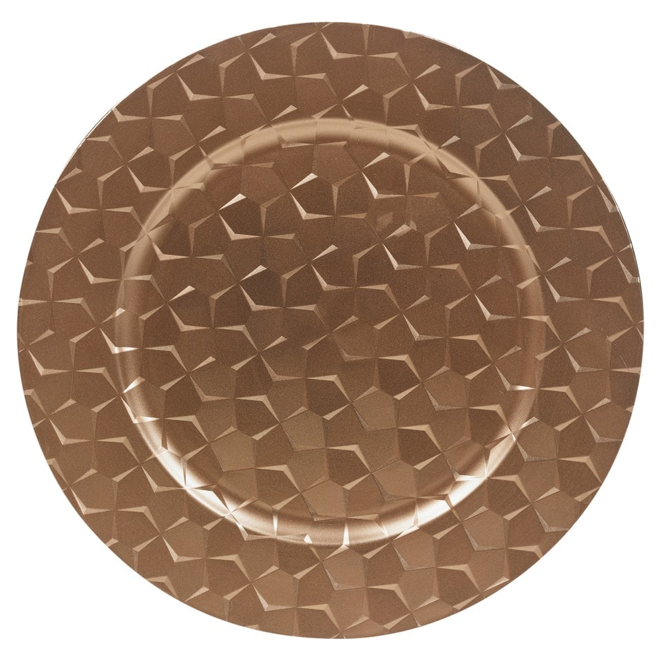 6/12 Pcs x 33cm Charger Plates Set Christmas Wedding Table Placemats 3D ...