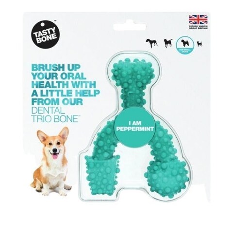 TastyBone Dental Peppermint Trio Bone - Small - Tesco Groceries