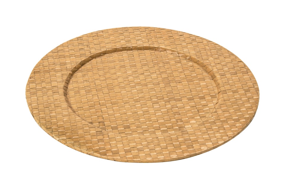 Pandanus Natural Charger Plate - Tesco Groceries