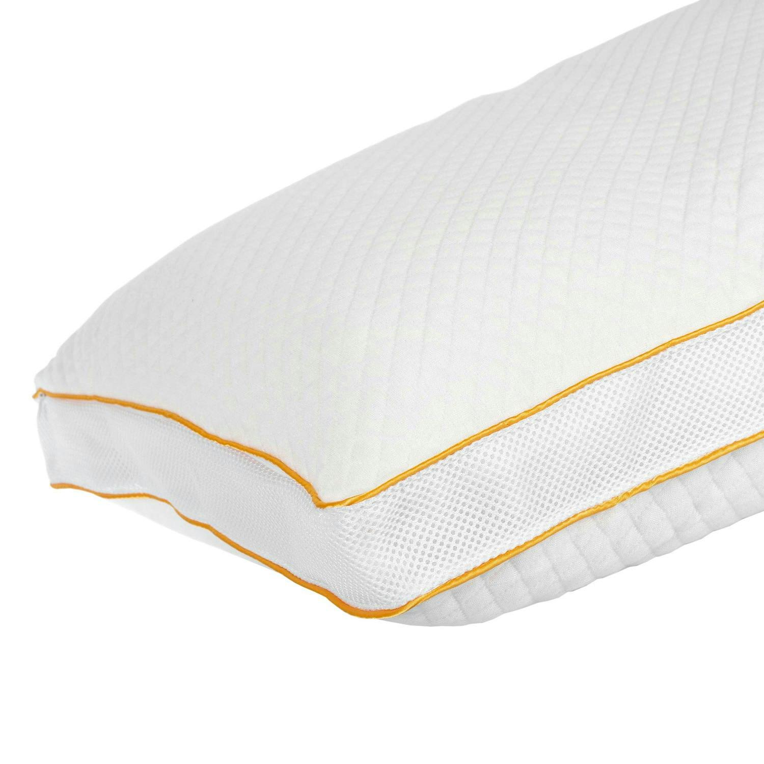 Homescapes Hypoallergenic Breathable Luxury Pillow - 48 x 74 cm | White ...