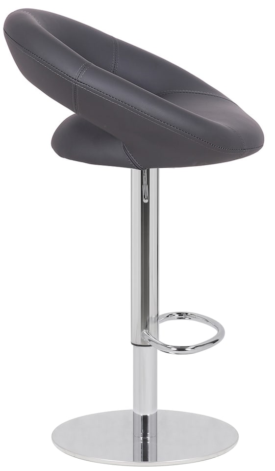Deluxe Sorrento Real Leather Kitchen & Breakasft Bar Stool, Adjustable ...