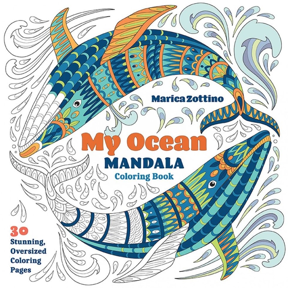 My Ocean Mandala Coloring Book by Marica Zottino - Tesco Groceries