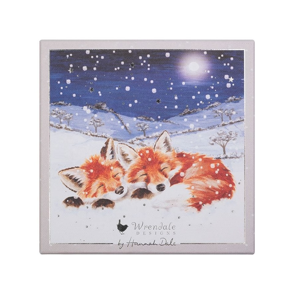 'Foxes in the Snow' 8 Luxury Christmas Cards - Wrendale Designs - Tesco ...