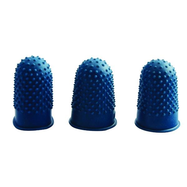 Q-Connect Thimblettes Size 1 Blue (Pack of 12) KF21509 - Tesco Groceries
