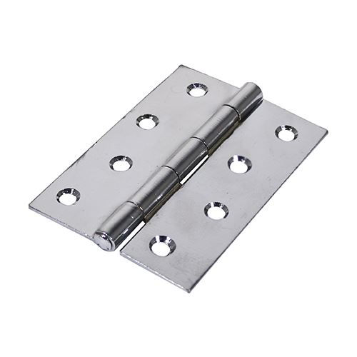 Timco - Butt Hinge - Fixed Pin (1838) - Polished Chrome (Size 75 x 50 ...
