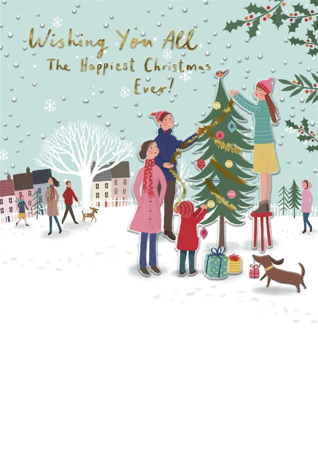 Winter Scene To All Christmas Card - Tesco Groceries