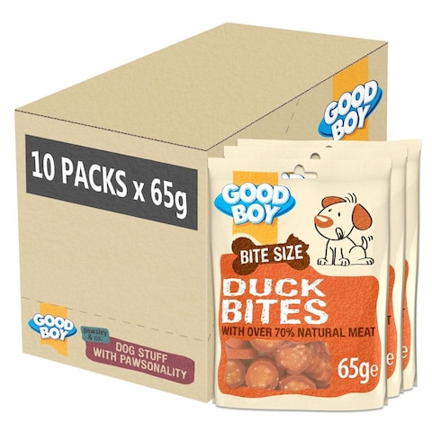 Good Boy Duck Bites 65g (Pack of 10) - Tesco Groceries
