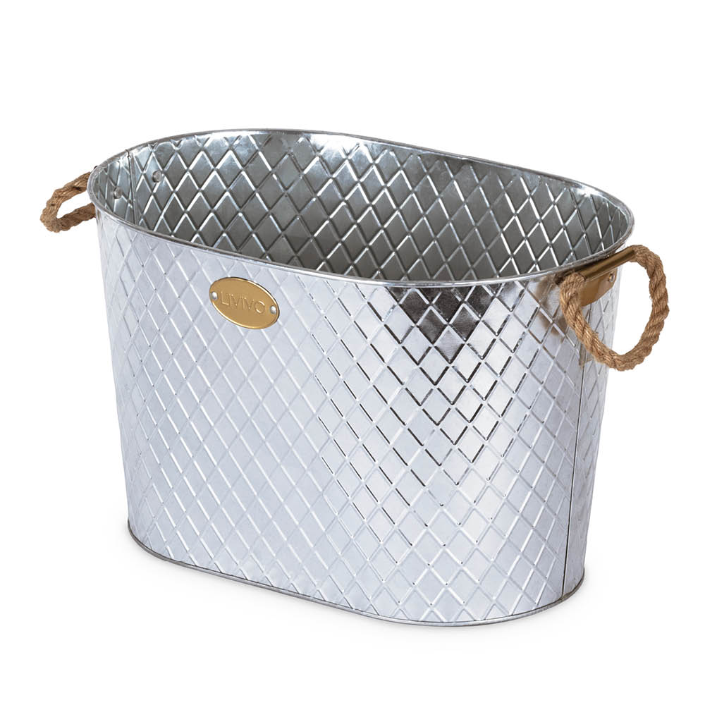 Polished Steel Ice Bucket - Tesco Groceries