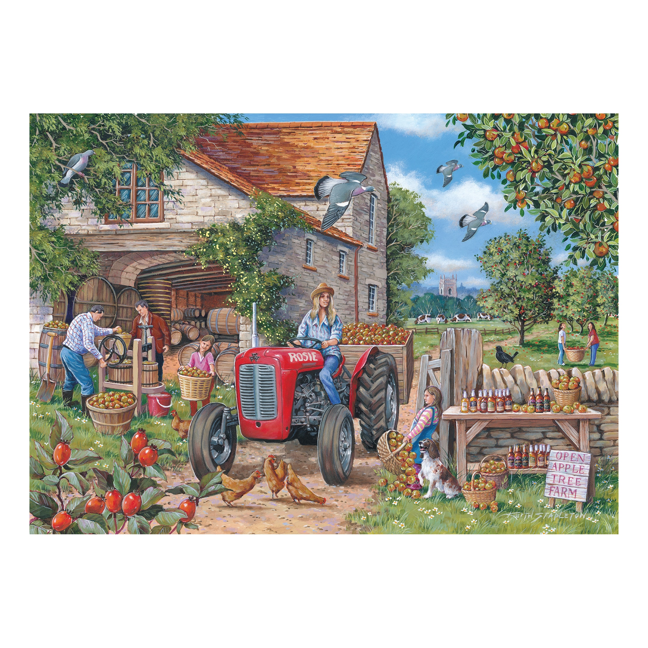 Cider & Rosie Mini Jigsaw Puzzle Tube - 150 Piece - Tesco Groceries