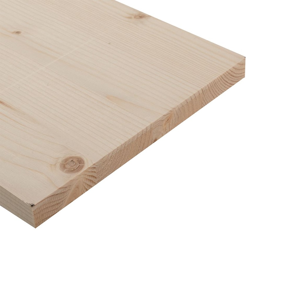 Snowdon Timber Spruce Furniture Board (T) 18mm (W) 200mm (L) 1150mm ...