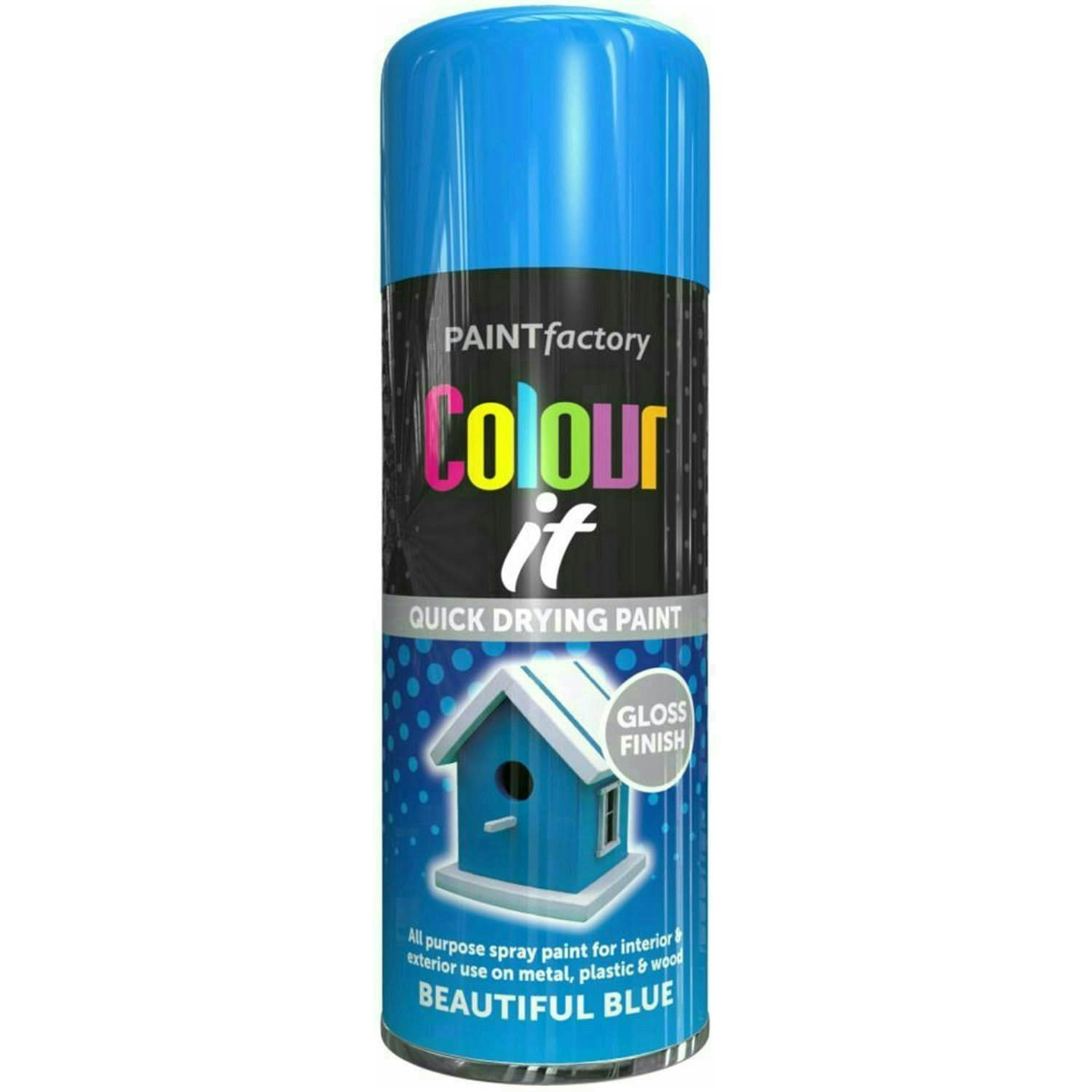 Primer Spray Paint Aerosol Auto Car Lacquer Wood Metal 400ml | Blue ...