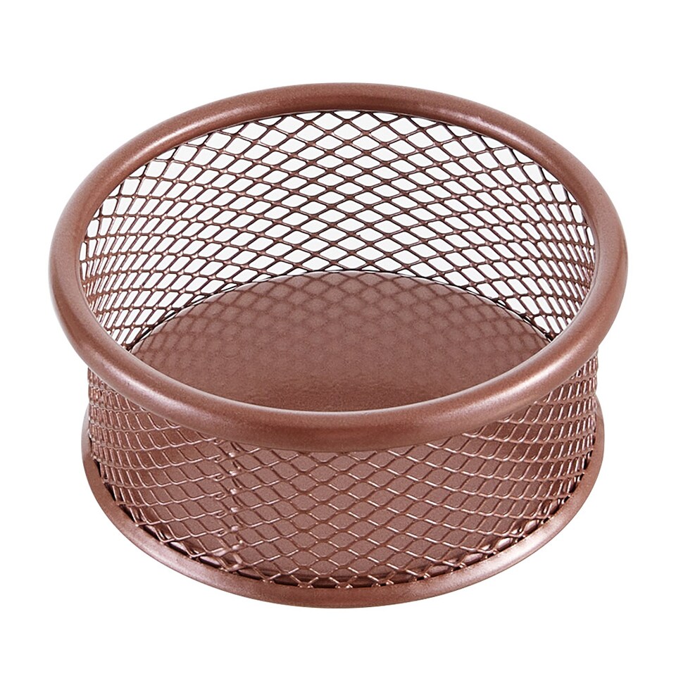 Living and Home 6 Pcs Metal Desktop Organizer Pen Holder Set | Gold ...