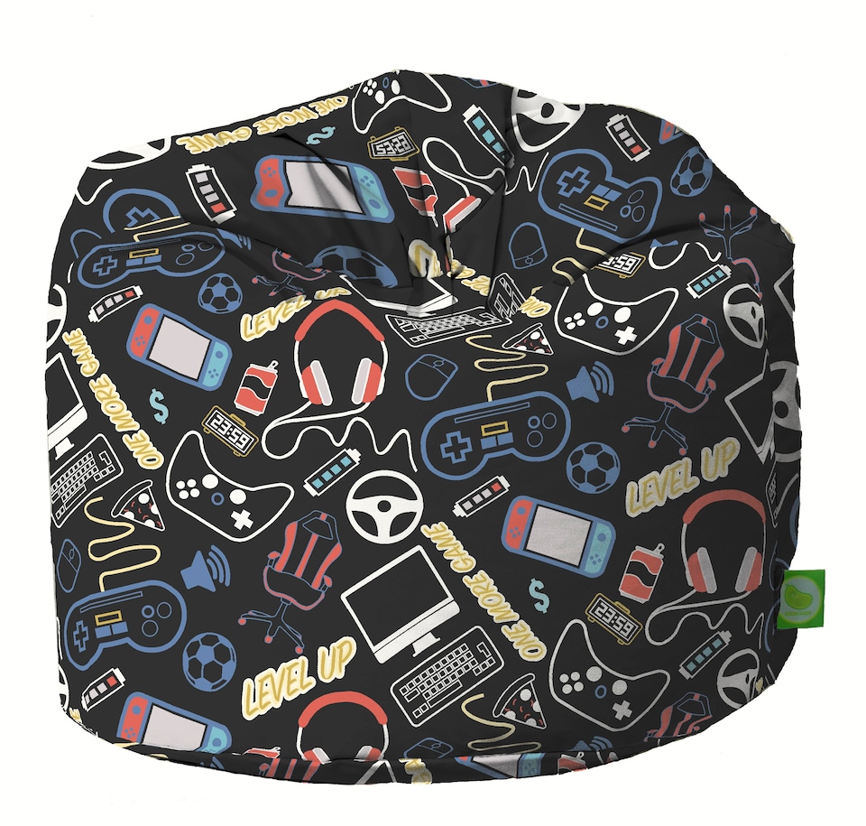 Bean Lazy Cotton Black Gaming Bean Bag Child Size - Tesco Groceries