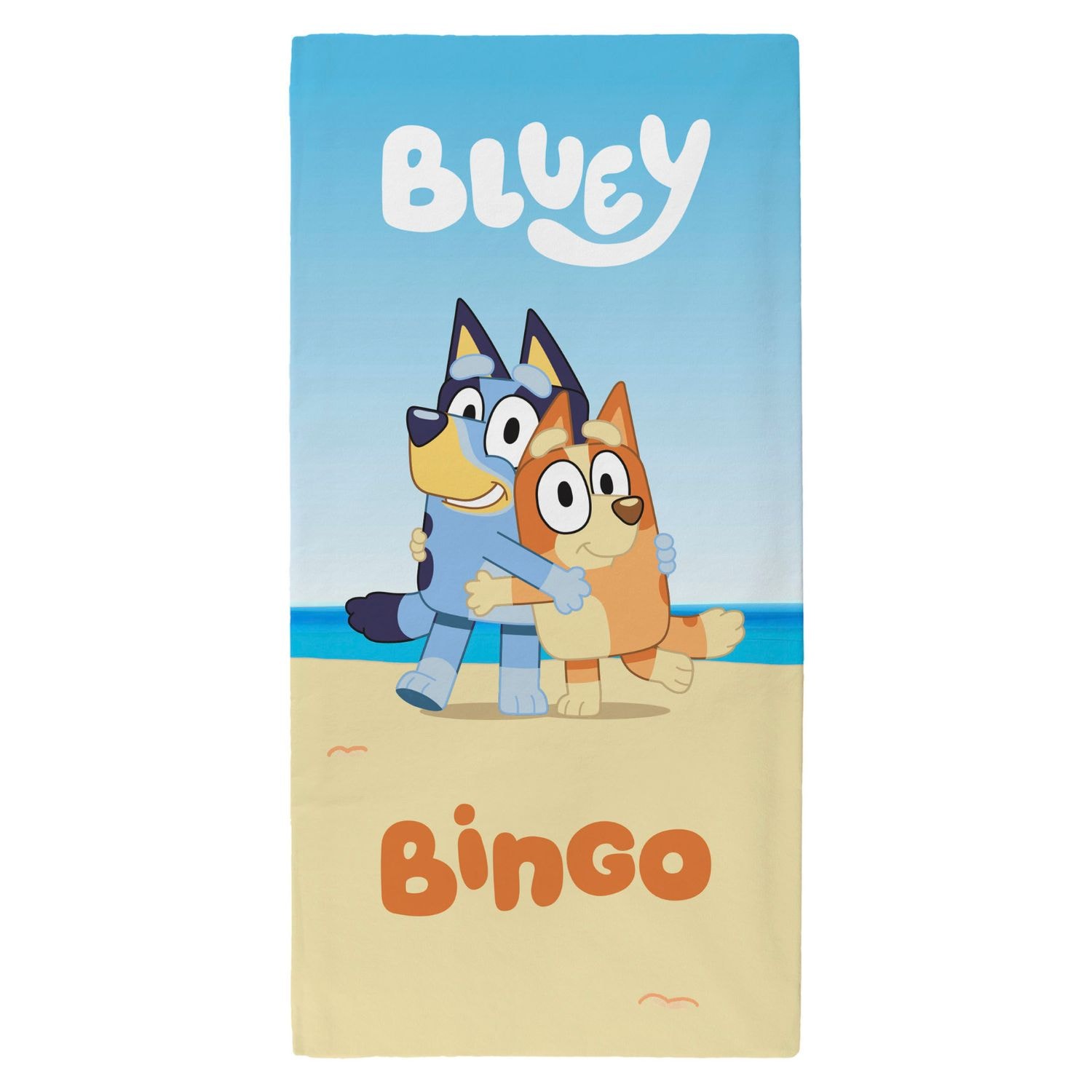 Bluey & Bingo Blue Beach Towel - Tesco Groceries