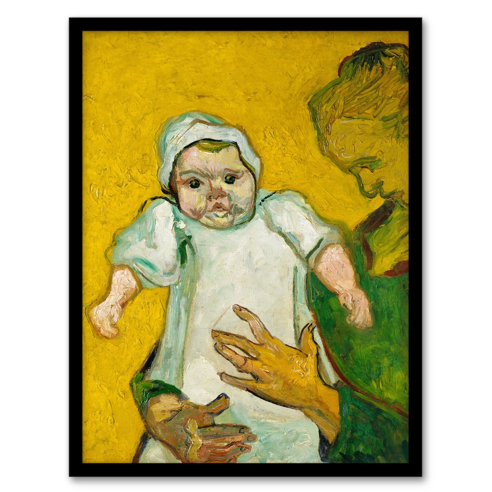 Madame Roulin and Her Baby Van Gogh Vintage Framed Wall Art Print 12X16 ...