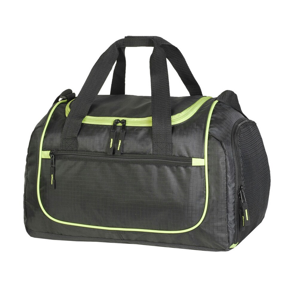 Shugon Piraeus Shoulder Strap Holdall Bag - Black/Green - One Size ...