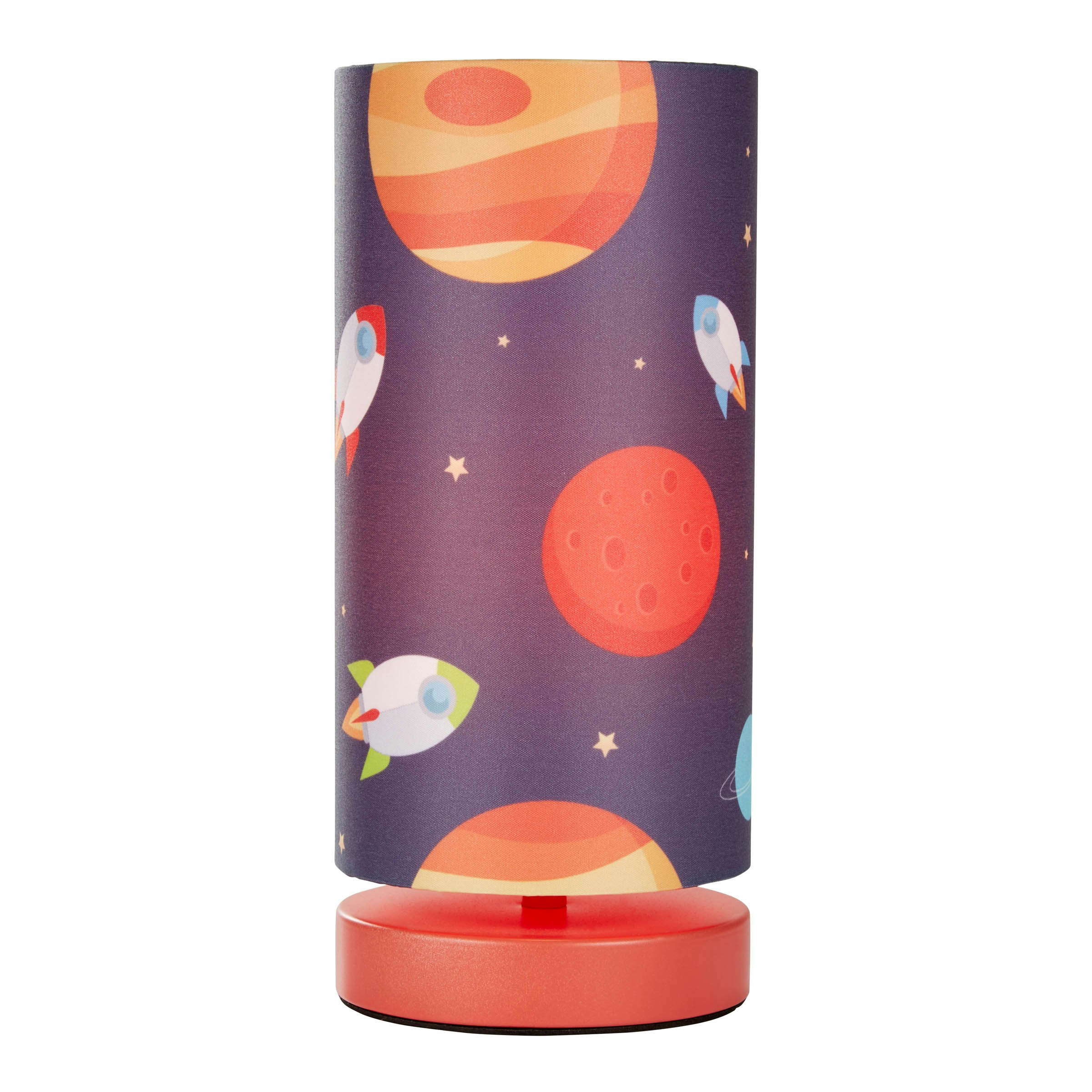 BHS Glow Kid's LED Outer Space Table Lamp, Red - Tesco Groceries