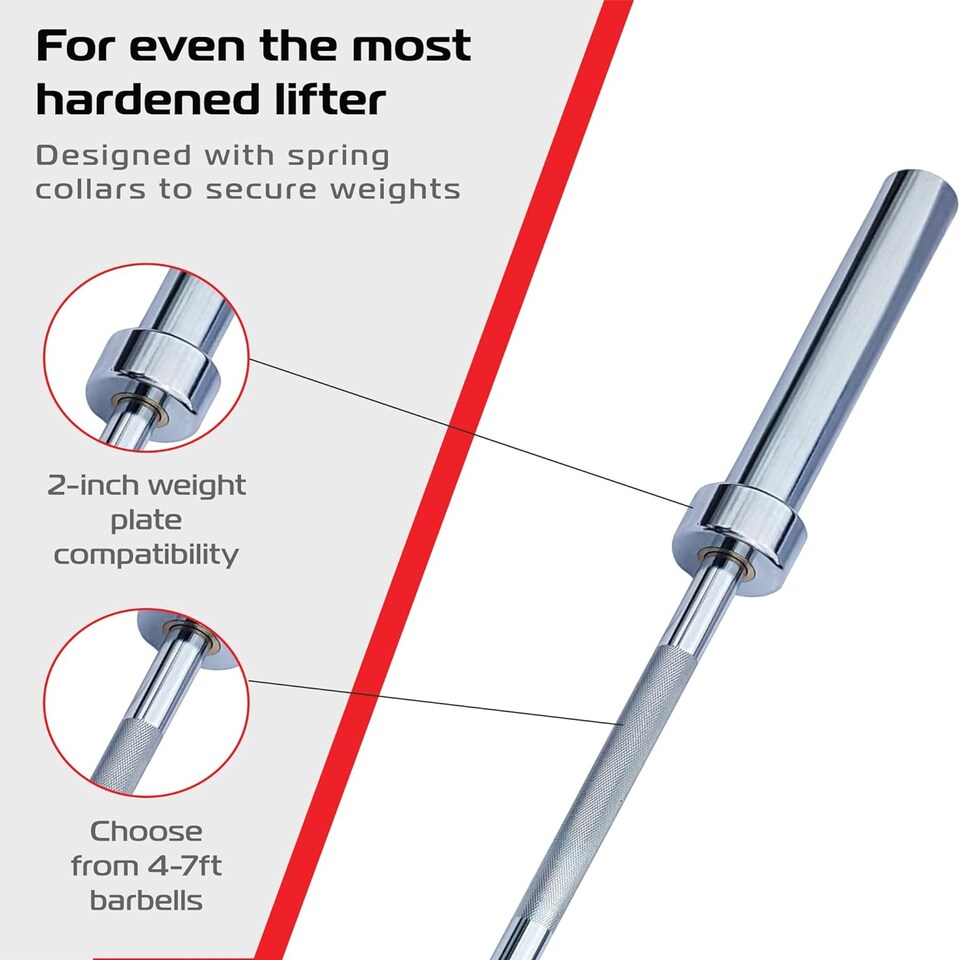 Body Revolution Olympic Barbell Bar 6ft - Tesco Groceries