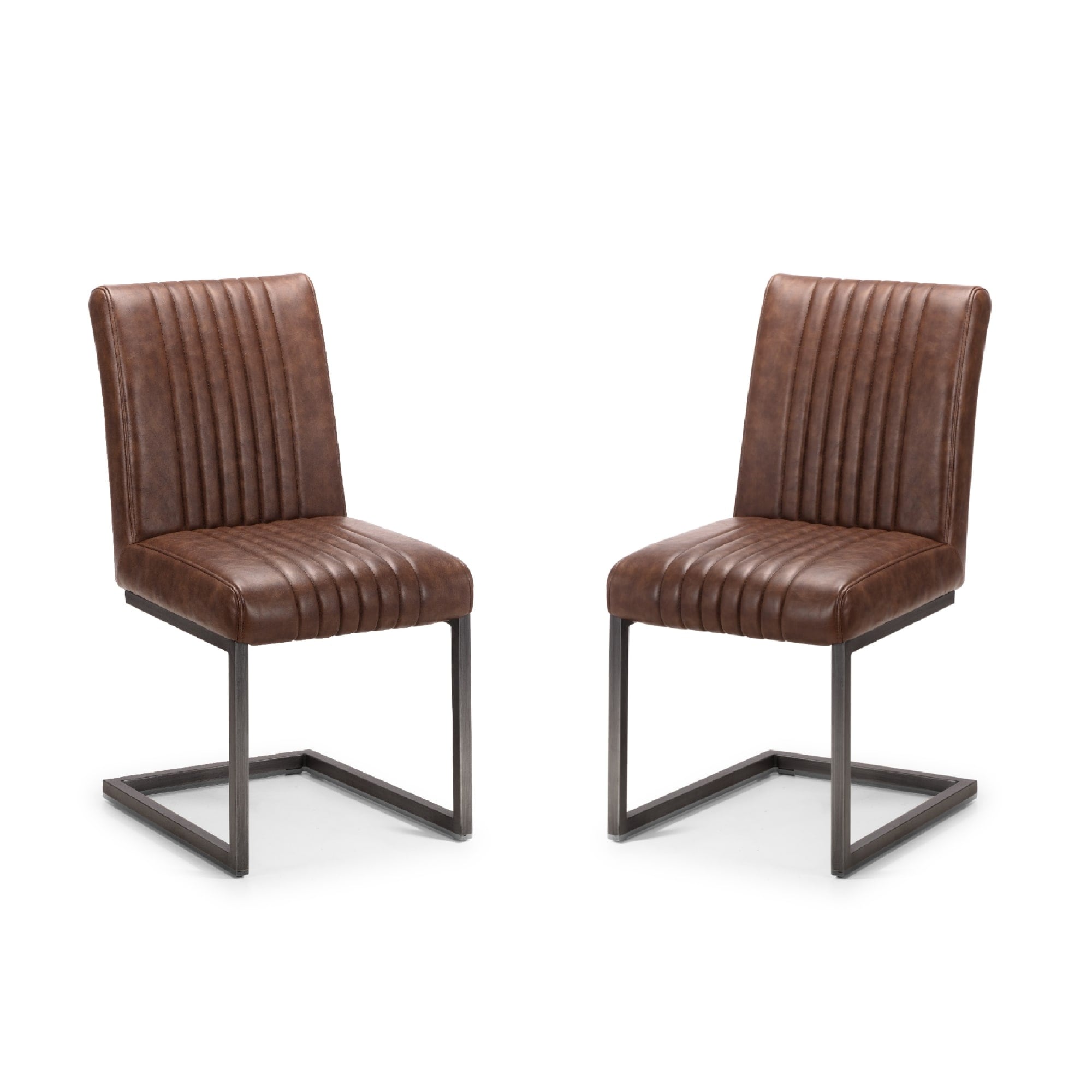 Huxford Premium Brown Dining Chairs - Set of 2 - Tesco Groceries
