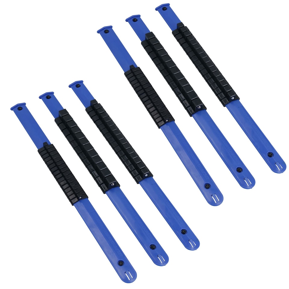 2 x Mixed Drive Socket Storage Plastic Holder Organiser Rails 1/4in 3 ...