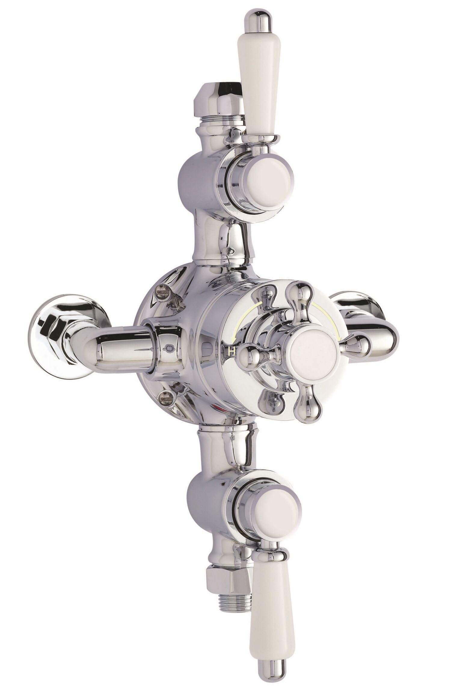 Balterley Traditional 2 Outlet Concealed Shower Valve Thermostatic ...