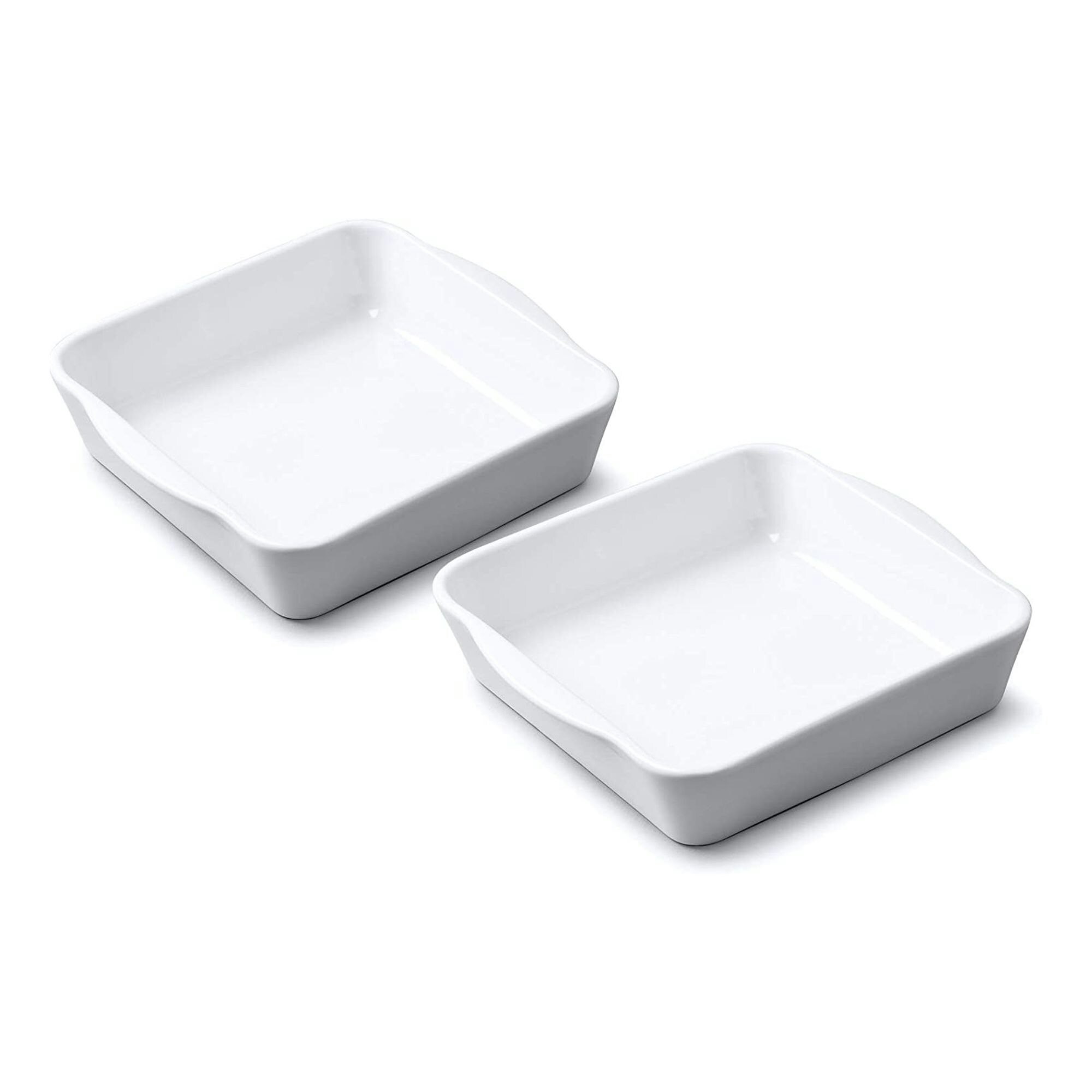 Porcelain Square Baker, Set of 2 | Multi - Tesco Groceries