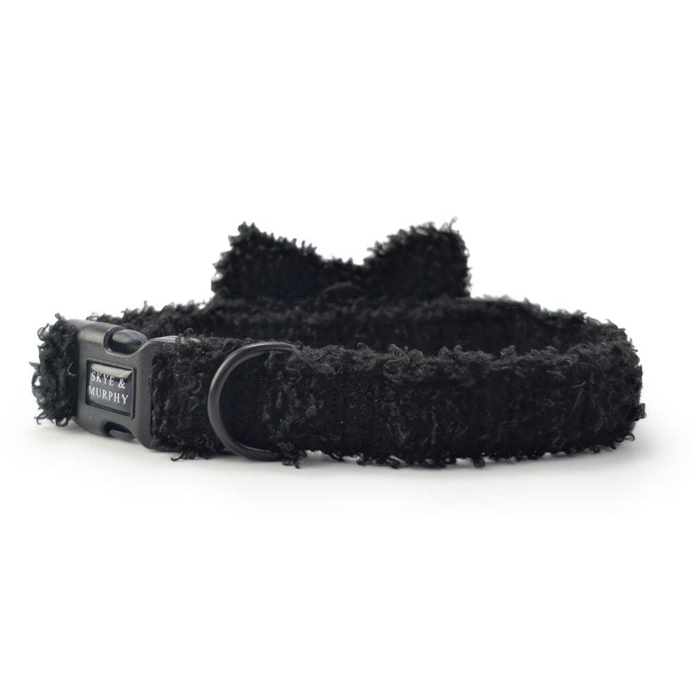 Skye & Murphy Teddy Dog Collar & Bow Tie | Black | Noir | S - Tesco ...