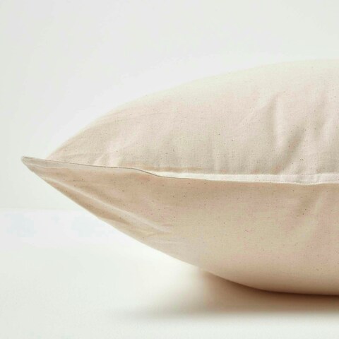 Homescapes Luxury Organic Cotton Cushion Pad Insert Inner 45 x 45 cm ...