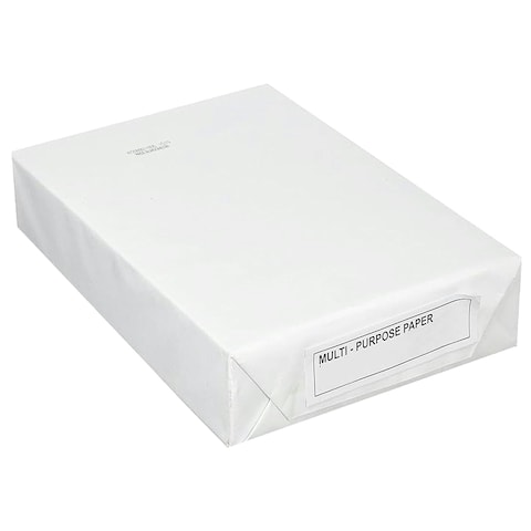 1 Ream (500 Sheets) A4 White 80gsm Copier Paper For Home & Office ...