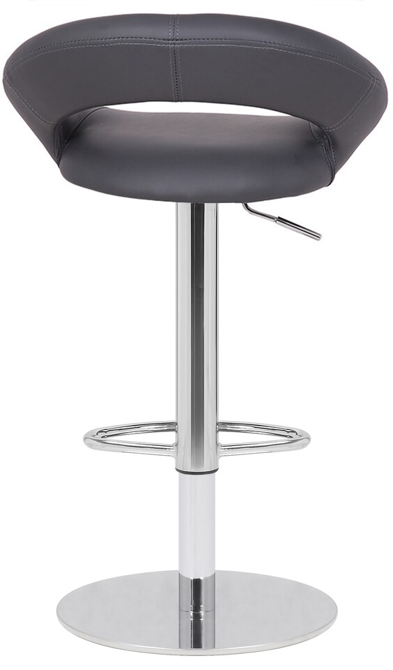 Deluxe Sorrento Real Leather Kitchen & Breakasft Bar Stool, Adjustable ...
