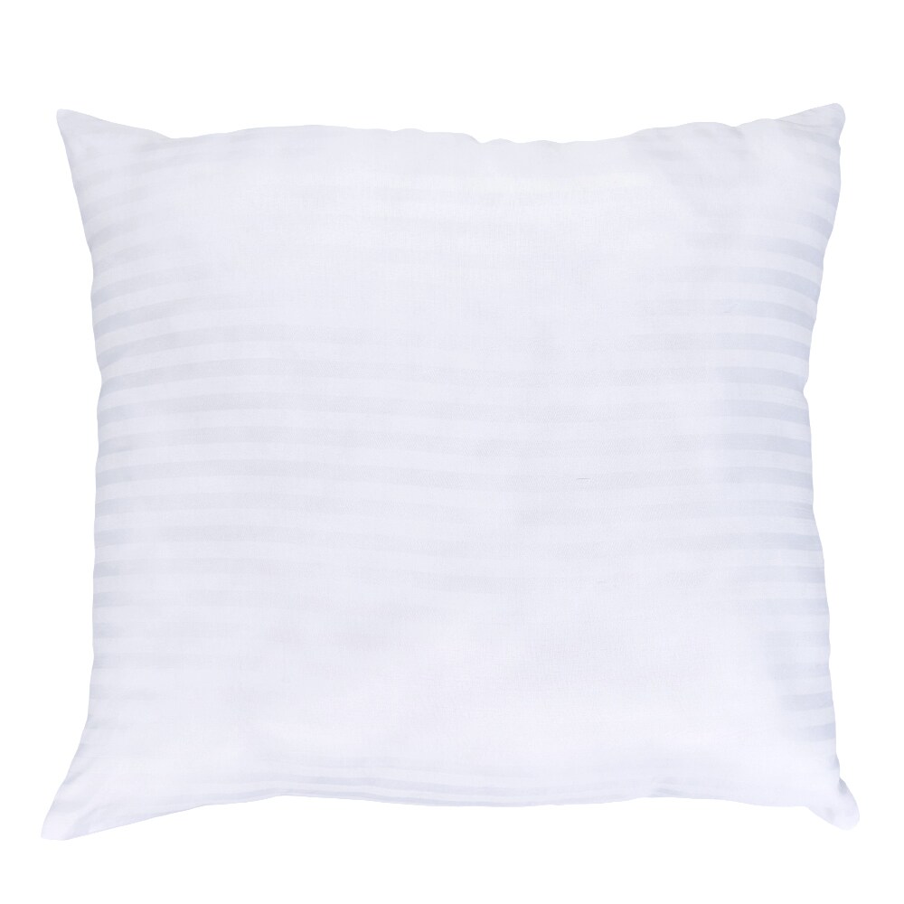 Living and Home Striped Patterned Pillow Insert, 4 Pcs, 40x40cm | White ...