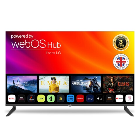 Cello C43WS LED 43" Smart TV with Built in Smart Ultrafast WebOS ...