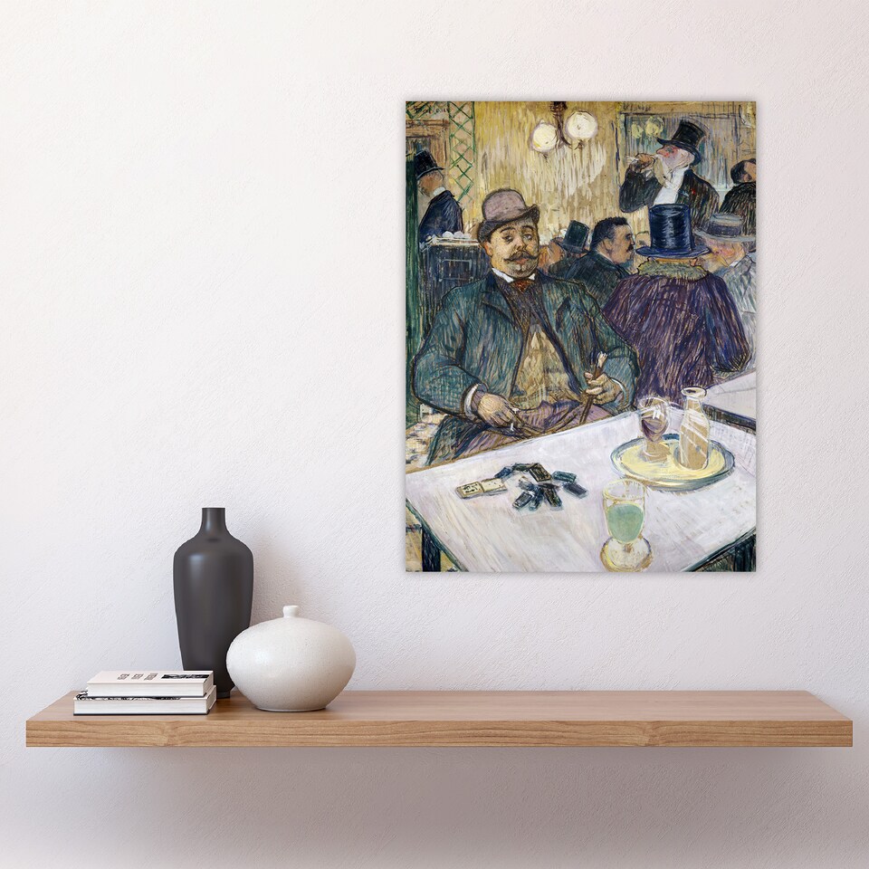 Monsieur Boileau at the Cafe Vintage Wall Art Print Lautrec 18x24 ...