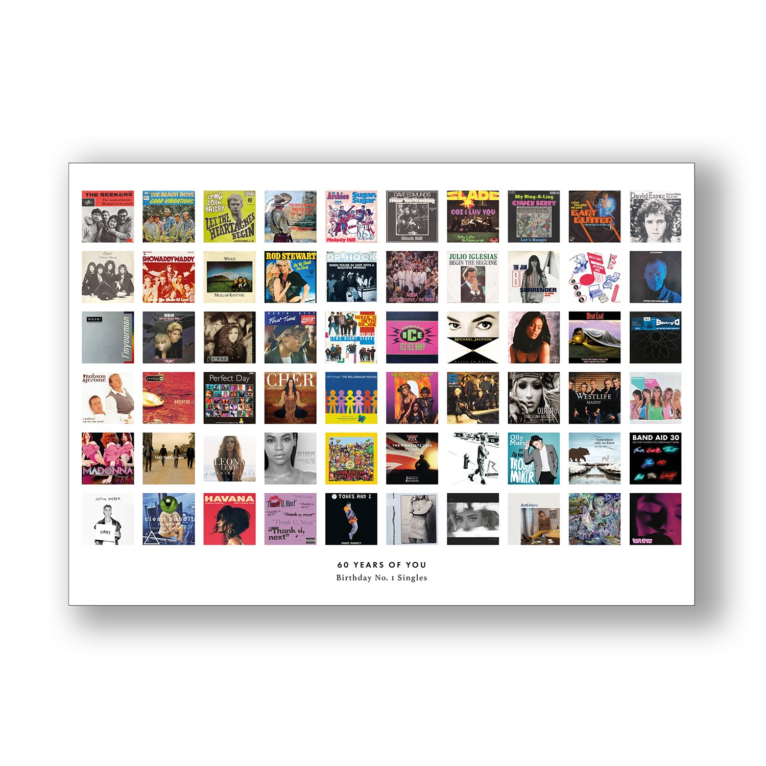 60 Photo Collage with Text in A3 | Multi | A3 - Tesco Groceries