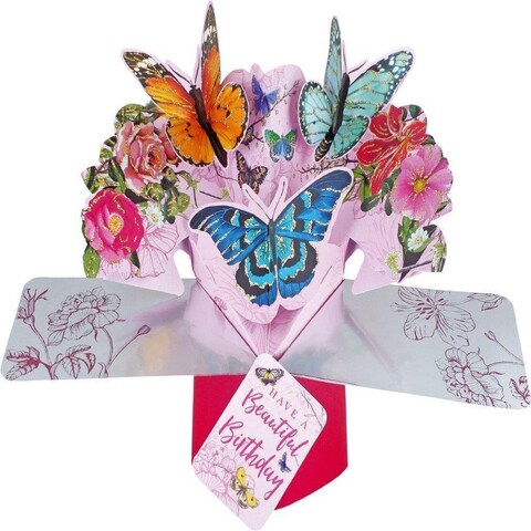 Second Nature Pop Ups Birthday Pop Up Card with "Beautiful Birthday ...