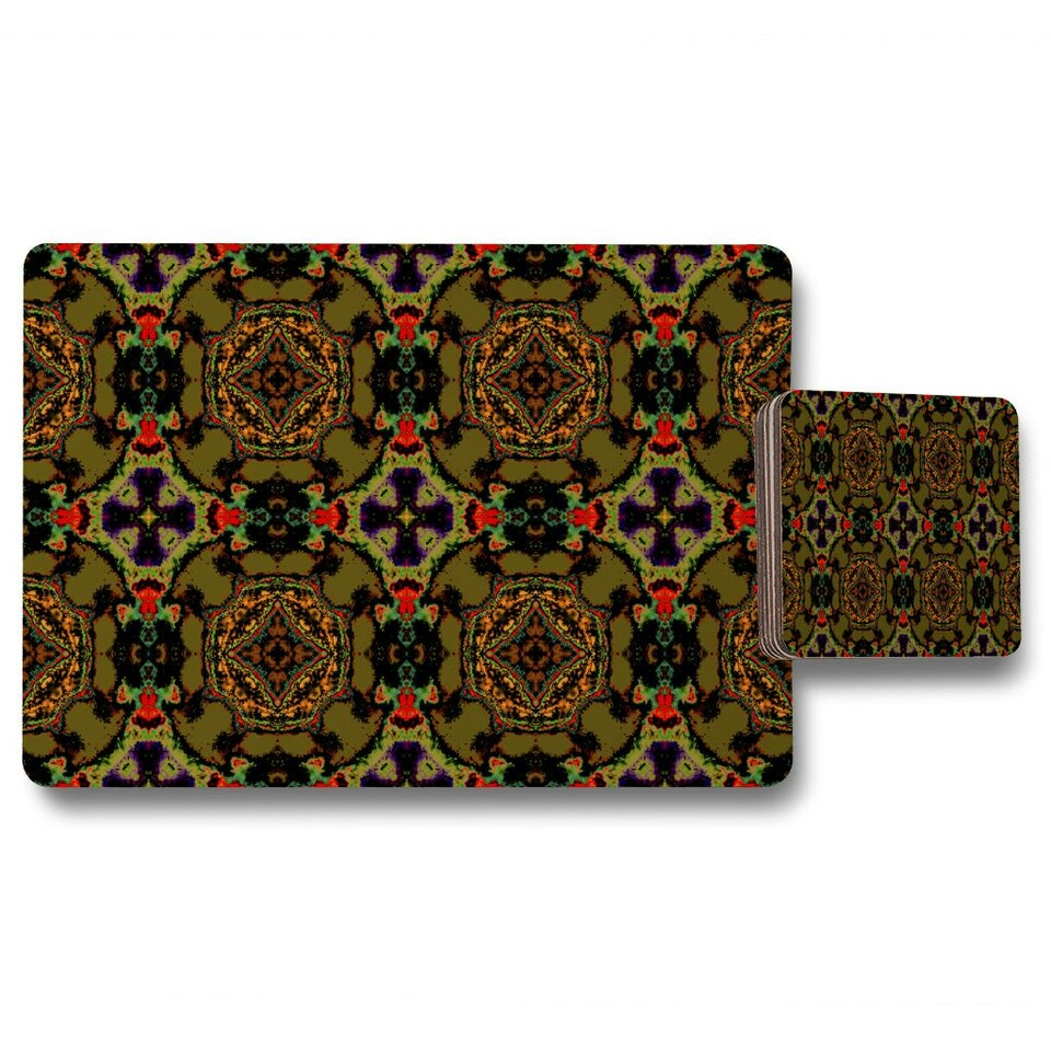 Pakistan Mosaic Paint (Placemat & Coaster Set) - Tesco Groceries
