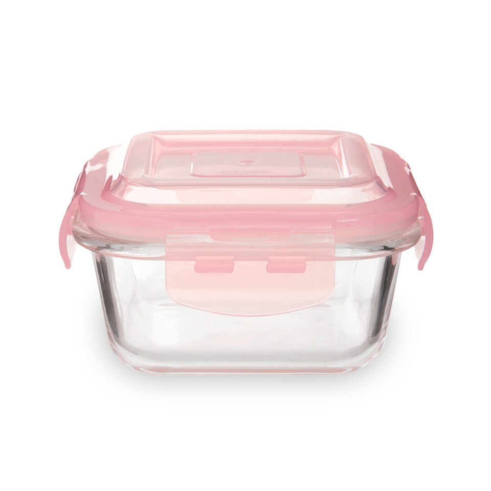 Freska 320ml Square Glass Container. - Tesco Groceries