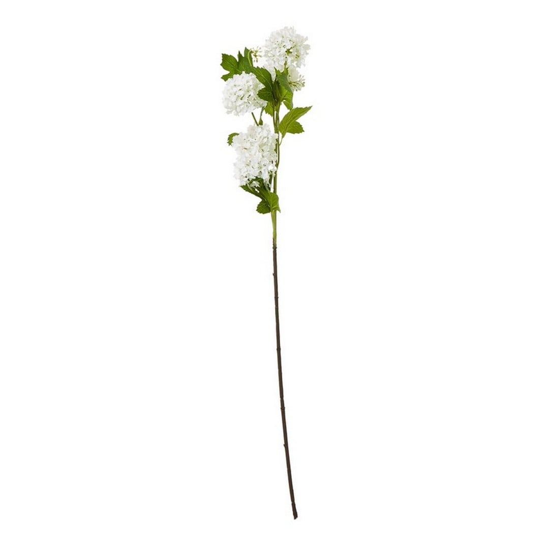 Snowball Viburnum Spray (Single Stem Flower) - Plastic - Height 77 cm ...