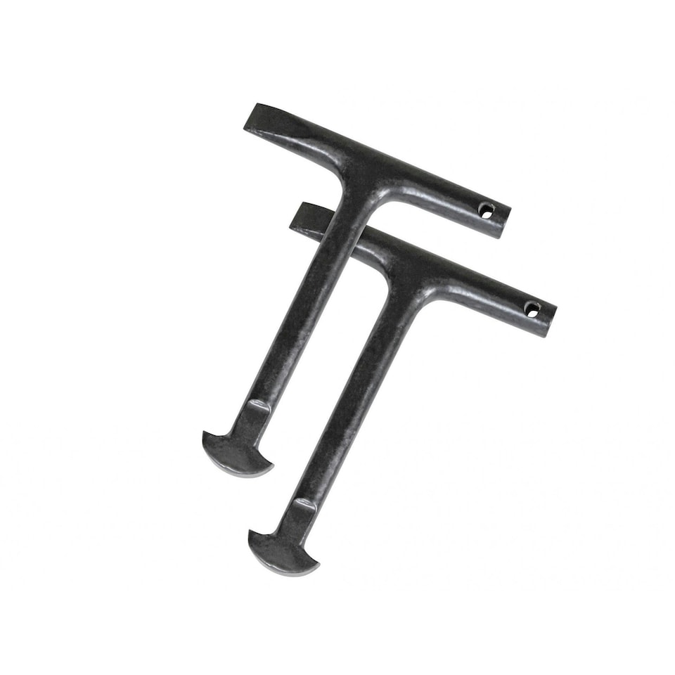 Faithfull Manhole Keys, D-type 125mm (5in) (pack 2) - Multi Colour ...