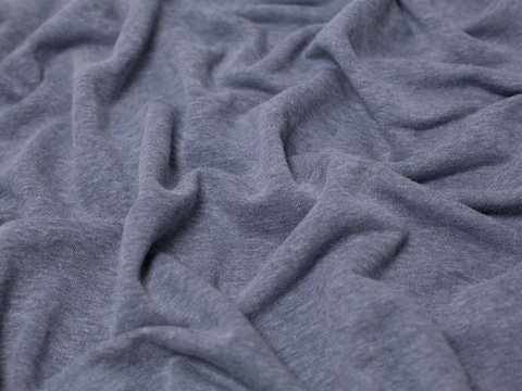 Minerva Core Range Blue Melange Polycotton Fleece Back Sweatshirt ...