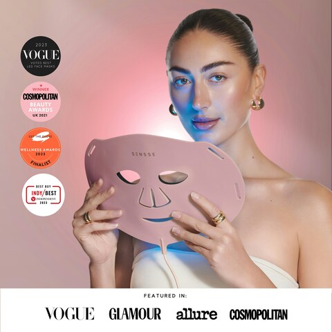 Sensse Professional LED Face Mask Pink - Tesco Groceries