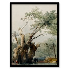 David Roberts Framed Wall Art Print The Holy Tree of Metereah Home ...