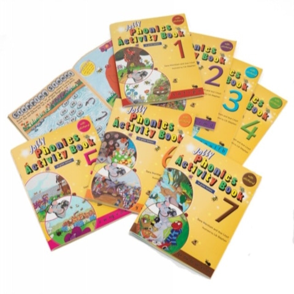 Jolly Phonics Activity Books 1-7 - Tesco Groceries